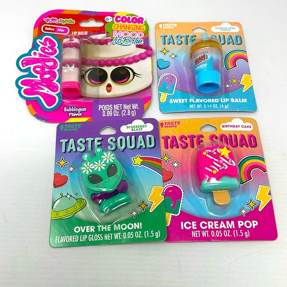 Centric Beauty | Makeup | Flavored Lip Balm Lot Of 4 Taste Squad Fruit ...